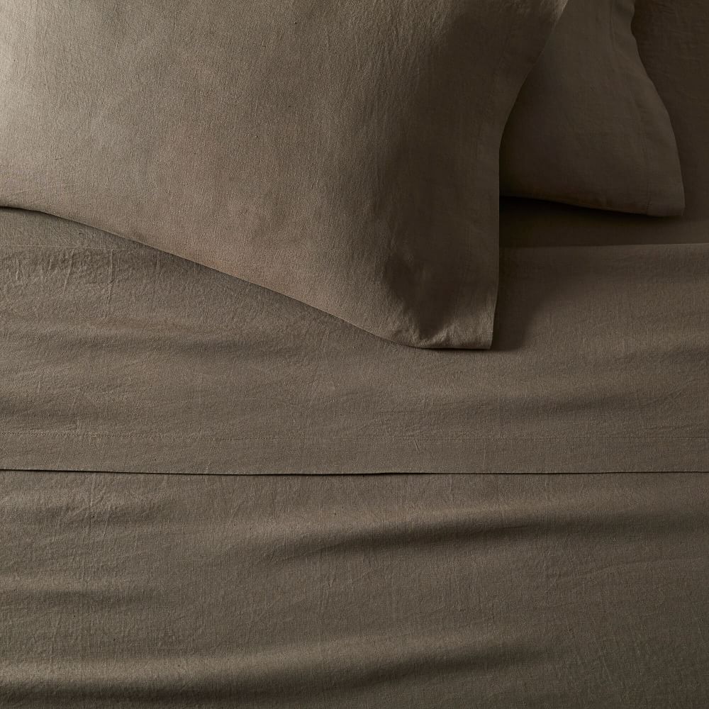 Belgian Flax Linen Sheet Set, Bed Sheets | West Elm