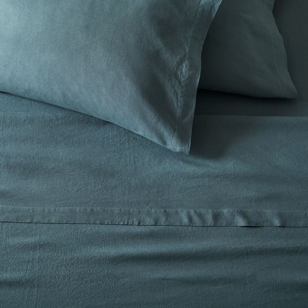 Belgian Flax Linen Sheet Set, Bed Sheets | West Elm