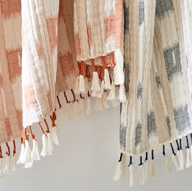 Ikat Stripe Throw | West Elm