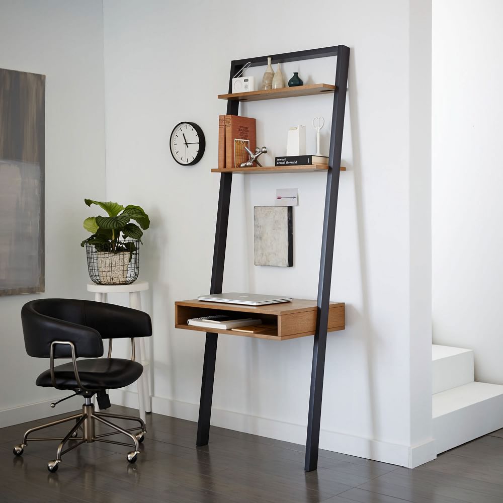 Ladder Shelf Wall Desk (28") | West Elm