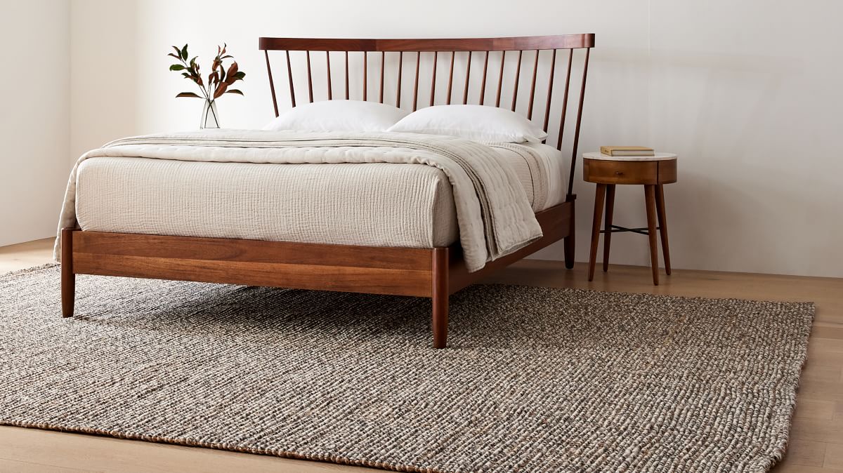 Textured Weave Wool & Jute Rug | West Elm