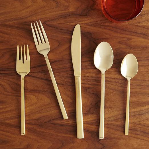 Promenade Mirrored Stainless Steel Flatware Sets | West Elm