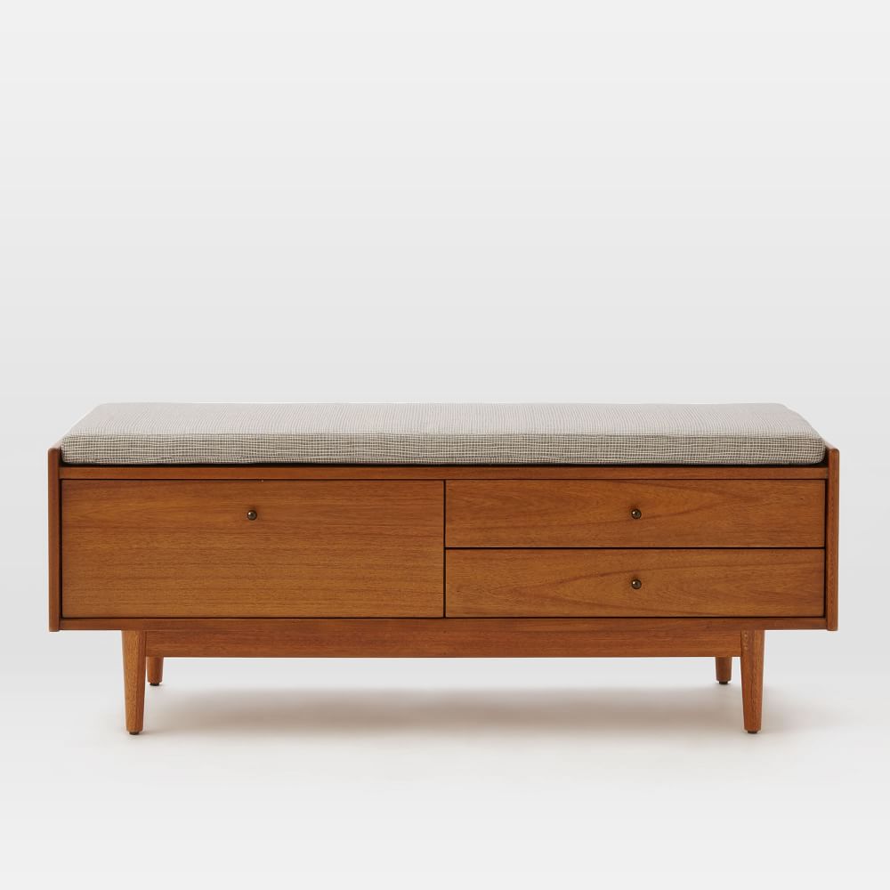 Mid-Century Entryway Bench | West Elm