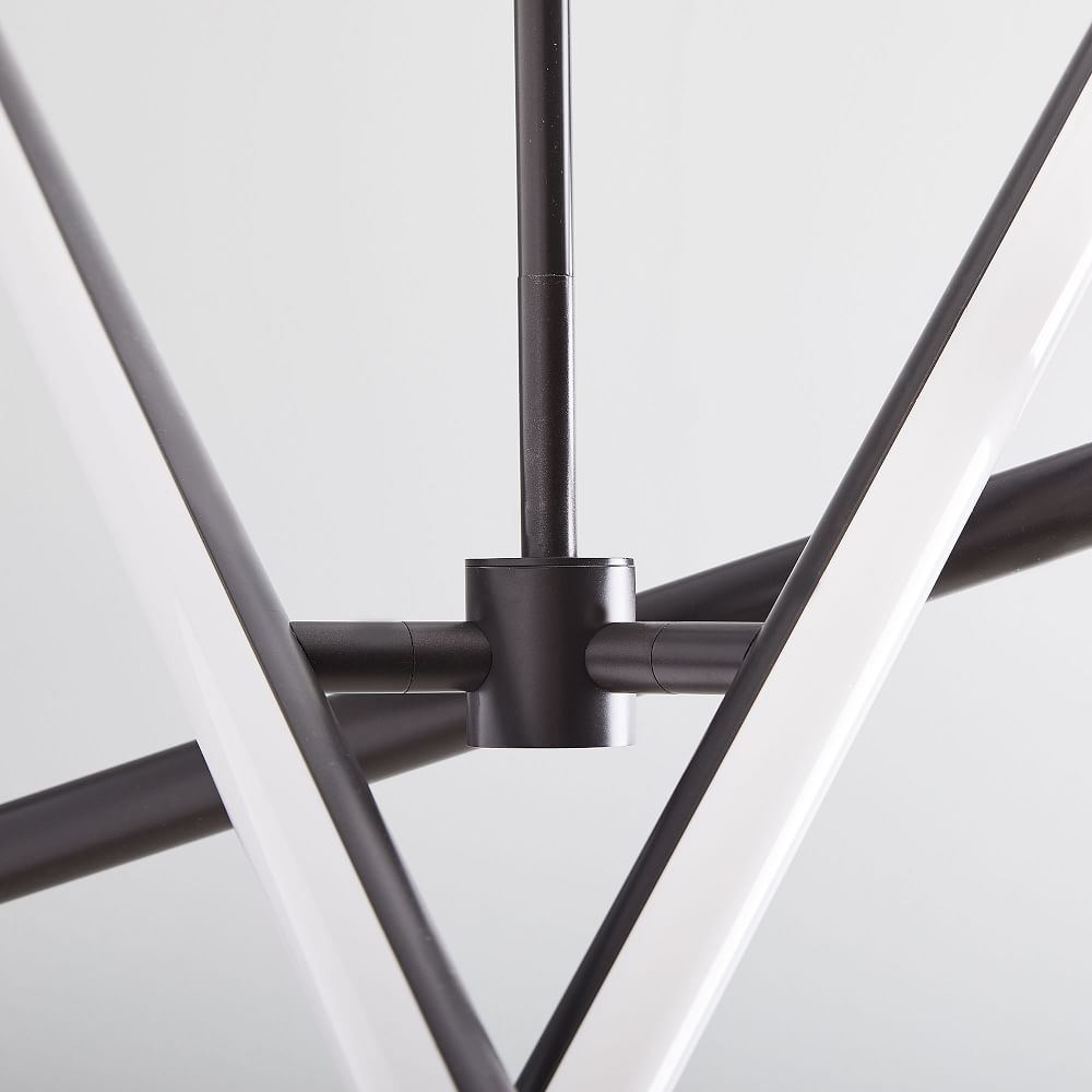 Light Rods LED Chandelier (38") | West Elm