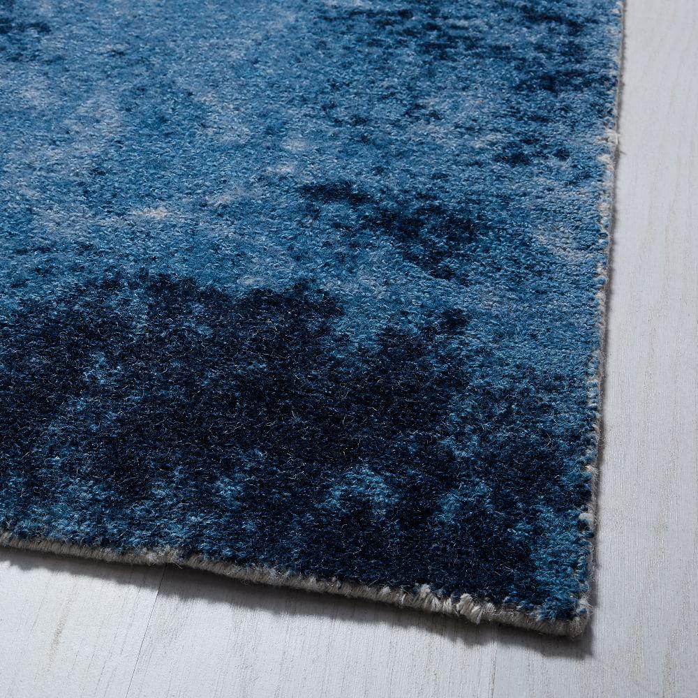 Distressed Rococo Wool Rug | West Elm