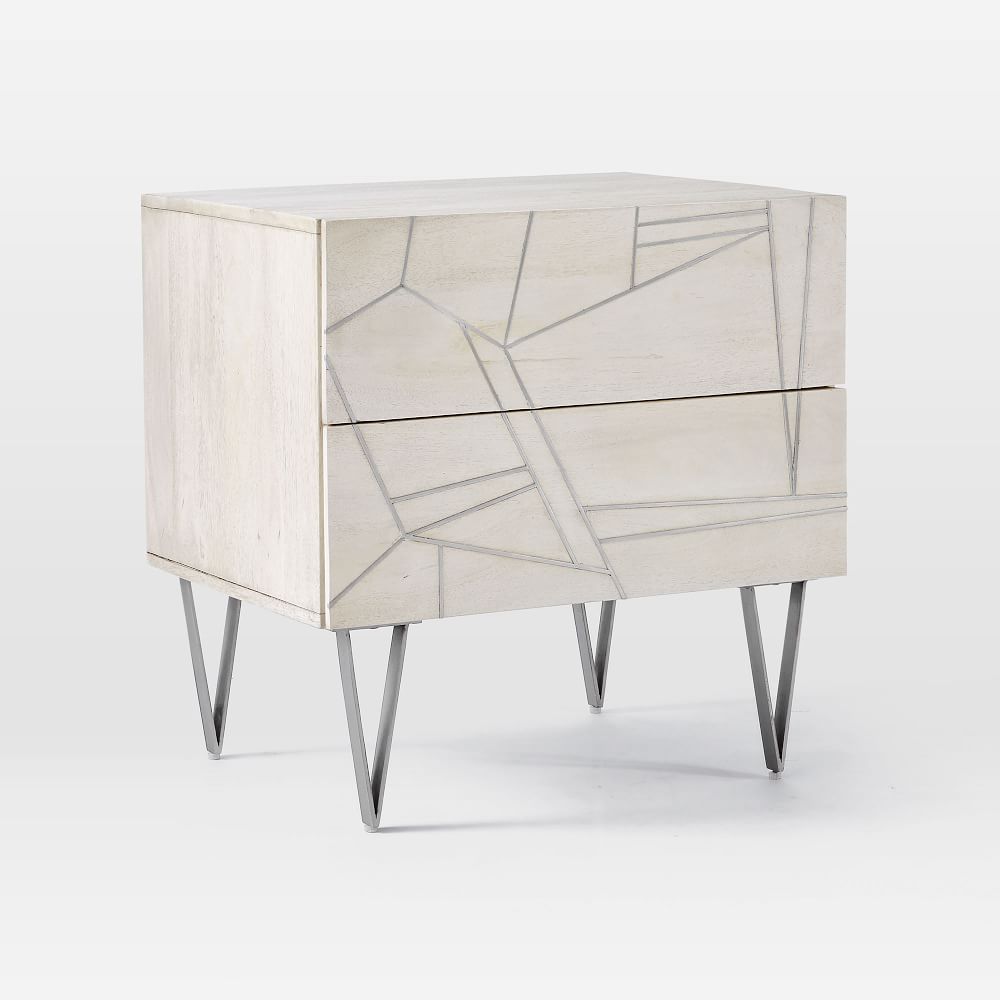Roar & Rabbit™ Geo Inlay Nightstand (24") | West Elm