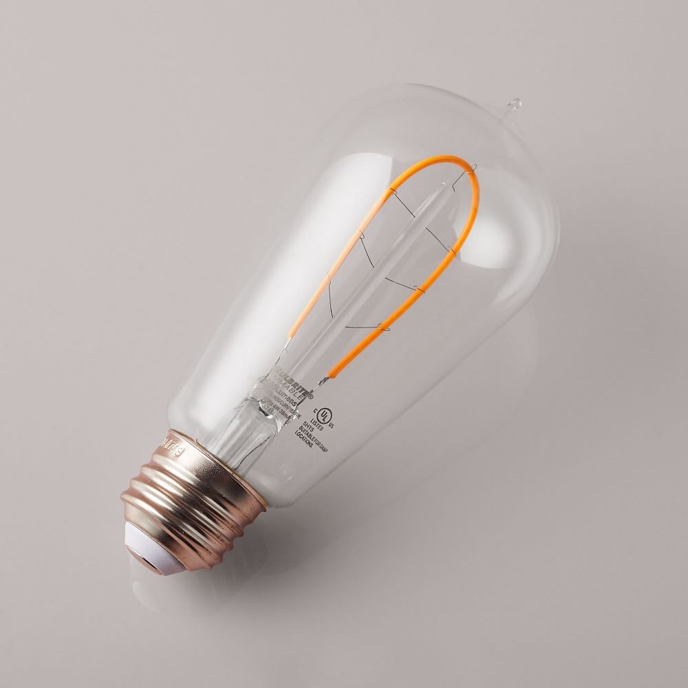 Nostalgic LED Light Bulb - Straight | West Elm