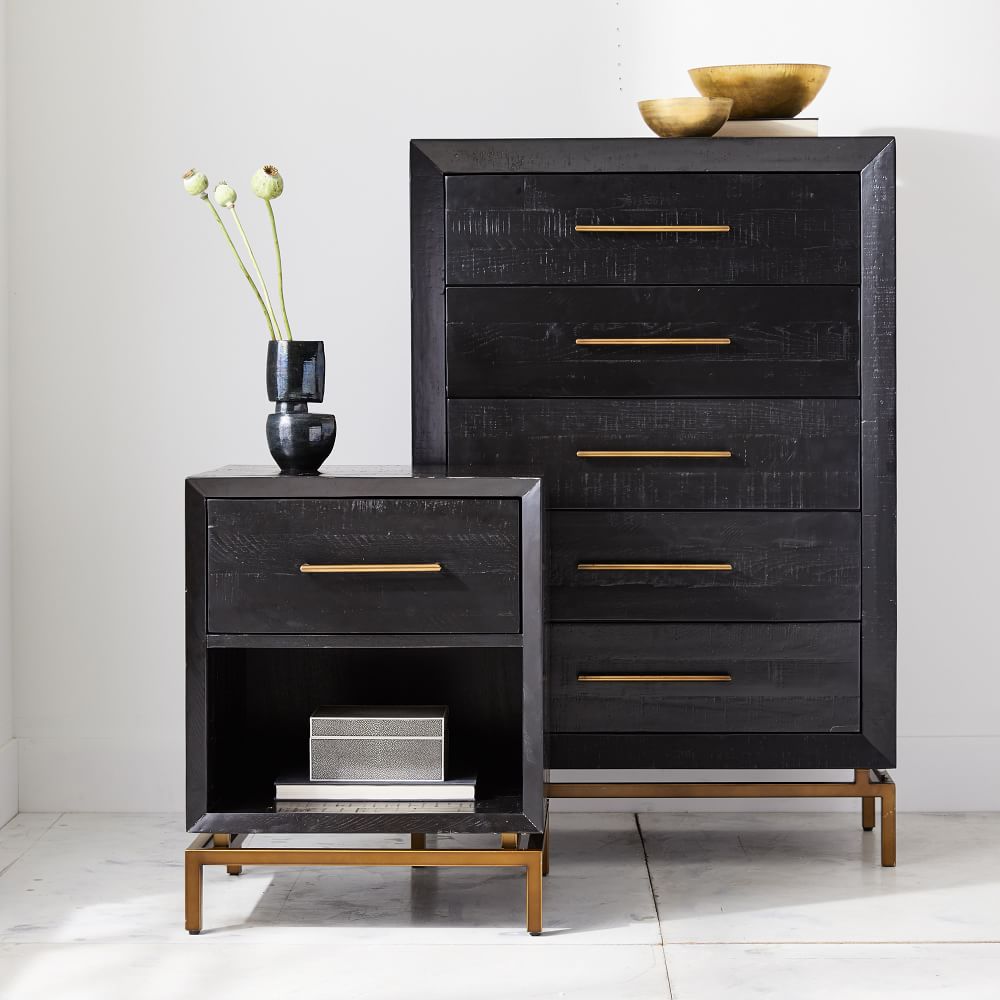 Alexa Burnished 5-Drawer Dresser (33.5") | West Elm