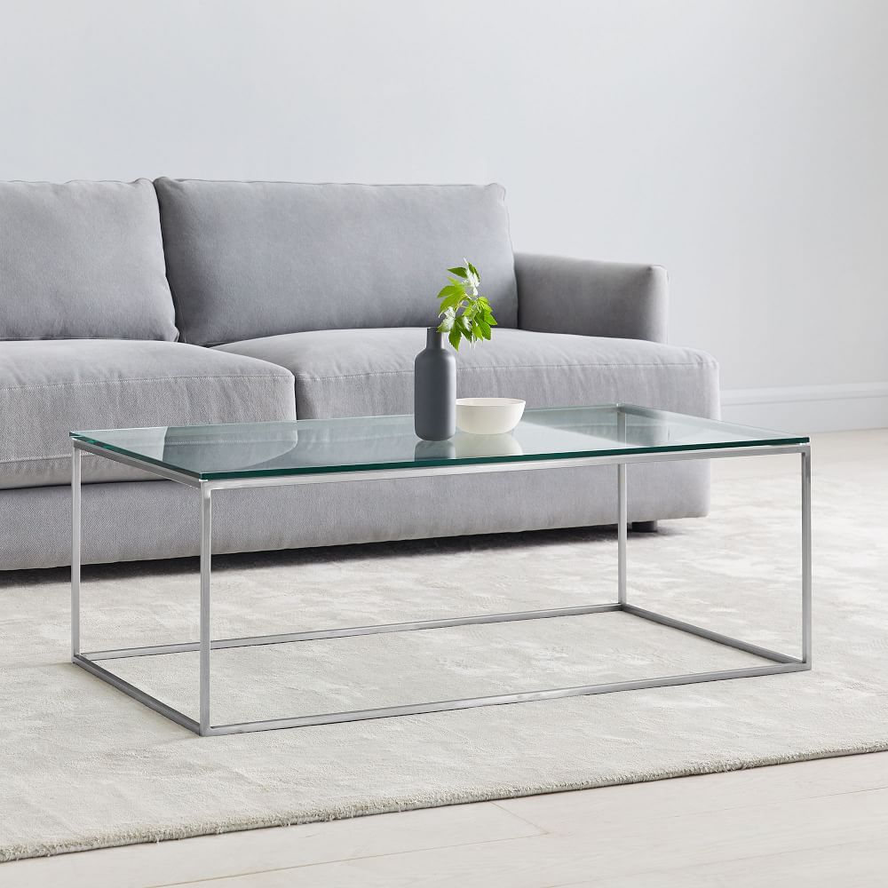 Streamline Rectangle Coffee Table (44"–52") | West Elm