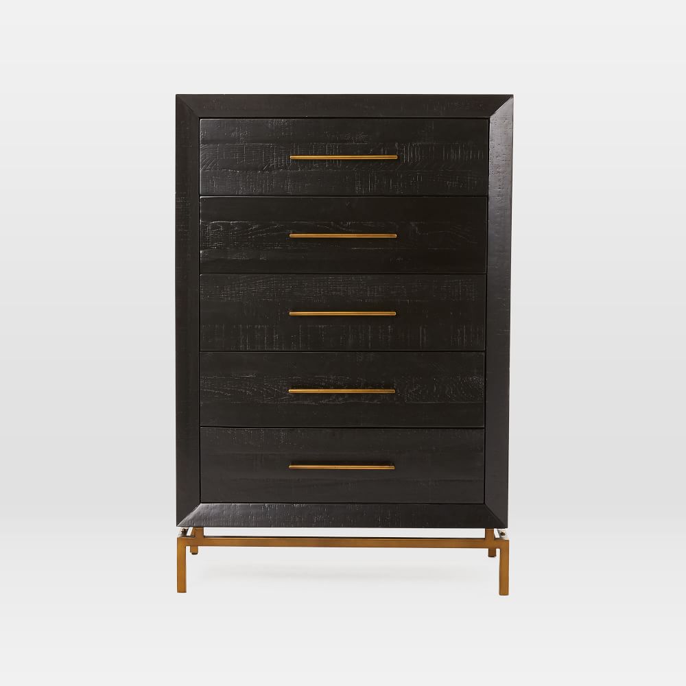 Alexa Burnished 5-Drawer Dresser (33.5") | West Elm
