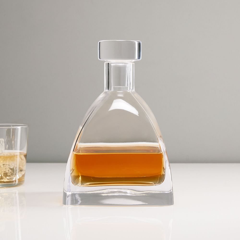 Glass Whiskey Decanter, Bar Accessories | West Elm
