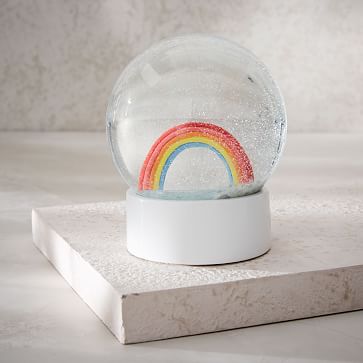 Rainbow Snow Globe, Decorative Accents | West Elm