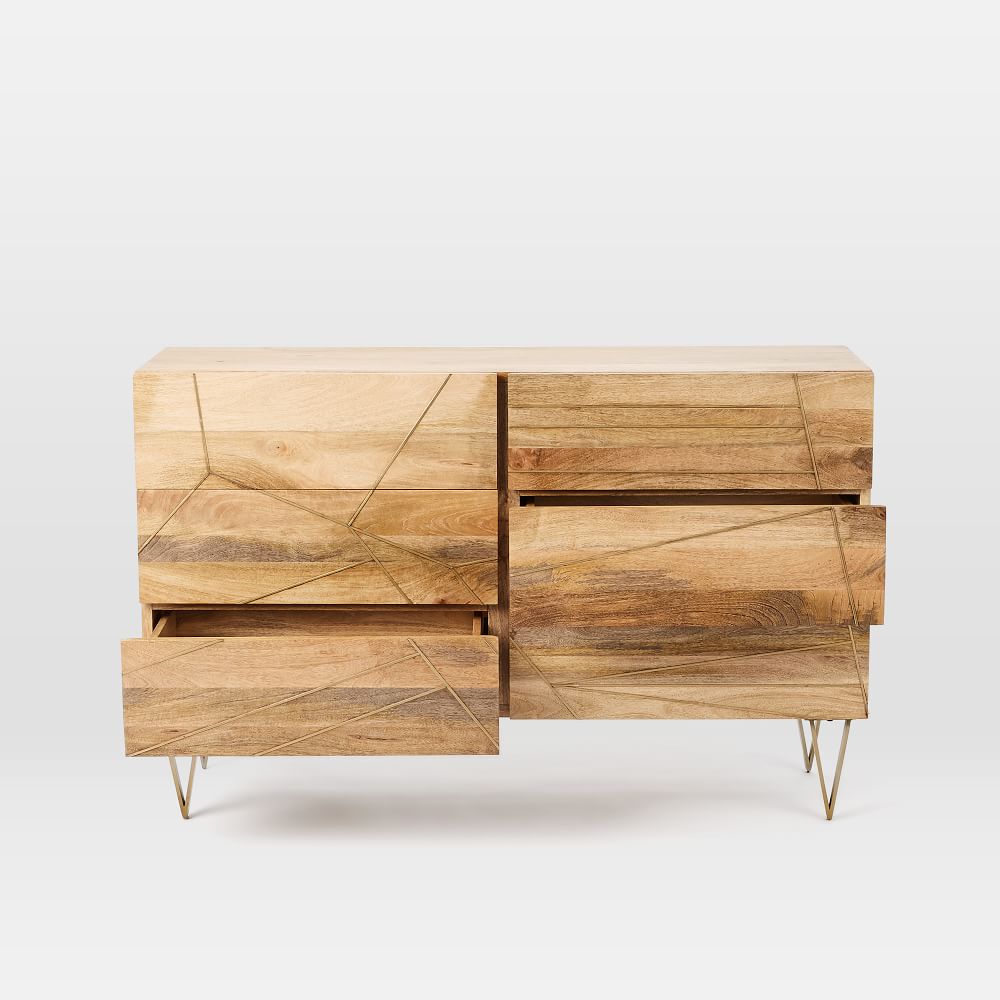 Roar & Rabbit™ Geo Inlay 6-Drawer Dresser | West Elm