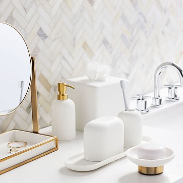 Modern Overhang Swivel Vanity Mirror | West Elm