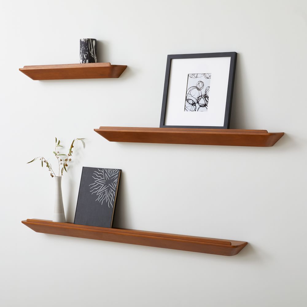 Slim Floating Picture Ledges | West Elm