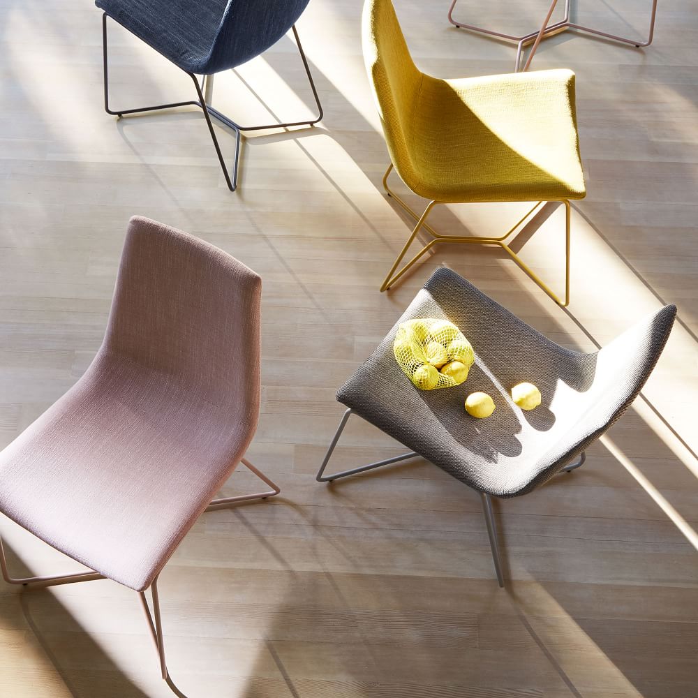 Slope Upholstered Dining Chair (Set of 2) | West Elm