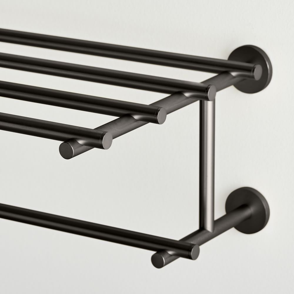 Modern Overhang Bathroom Rail Shelf | West Elm