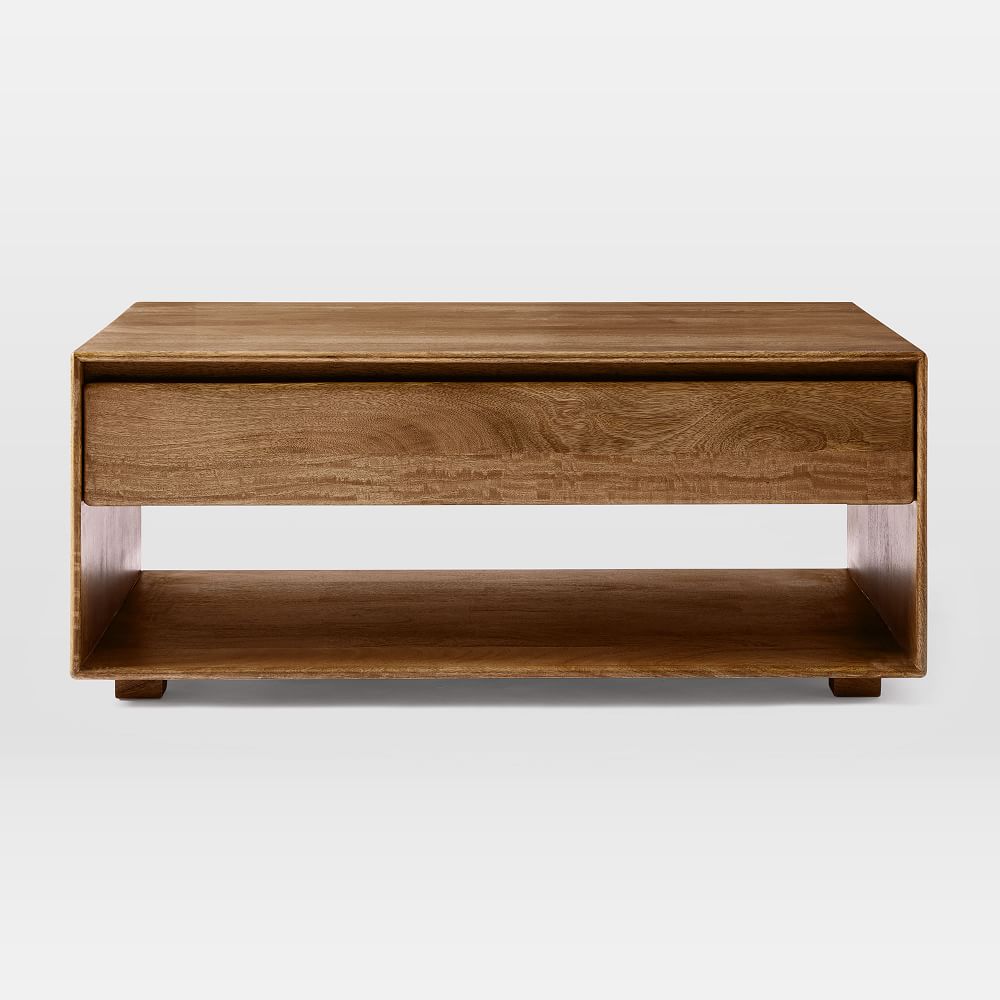 Anton Solid Wood Storage Coffee Table | West Elm