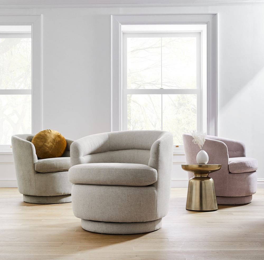 Viv Swivel Chair | West Elm
