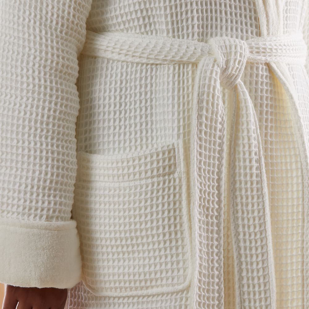 Organic Spa Waffle Robe | West Elm