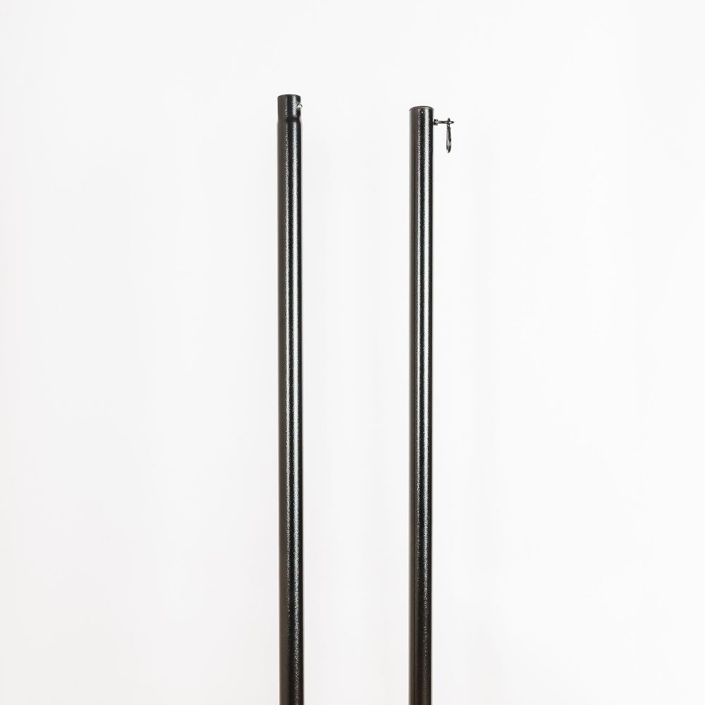 String Light Pole Stands w/ Mounting Plate | West Elm
