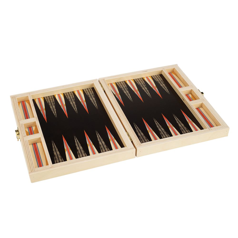 Wolfum Baltic Birch Travel Backgammon Set | West Elm