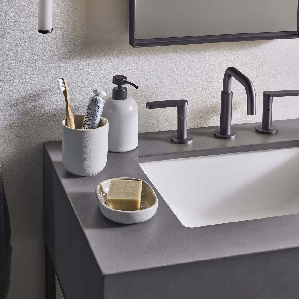 Streamline Concrete Single Bathroom Vanity (31.5") | West Elm