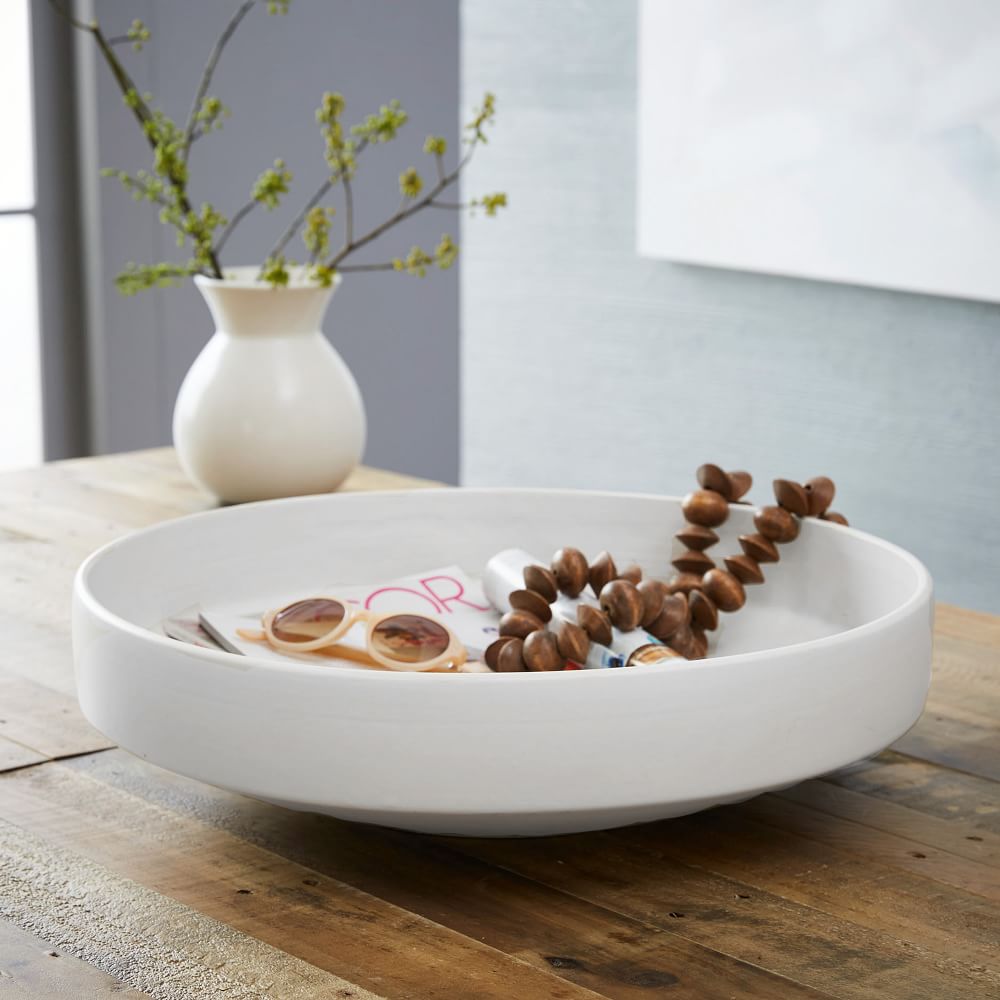 Pure Ceramic Centerpiece Bowl | West Elm
