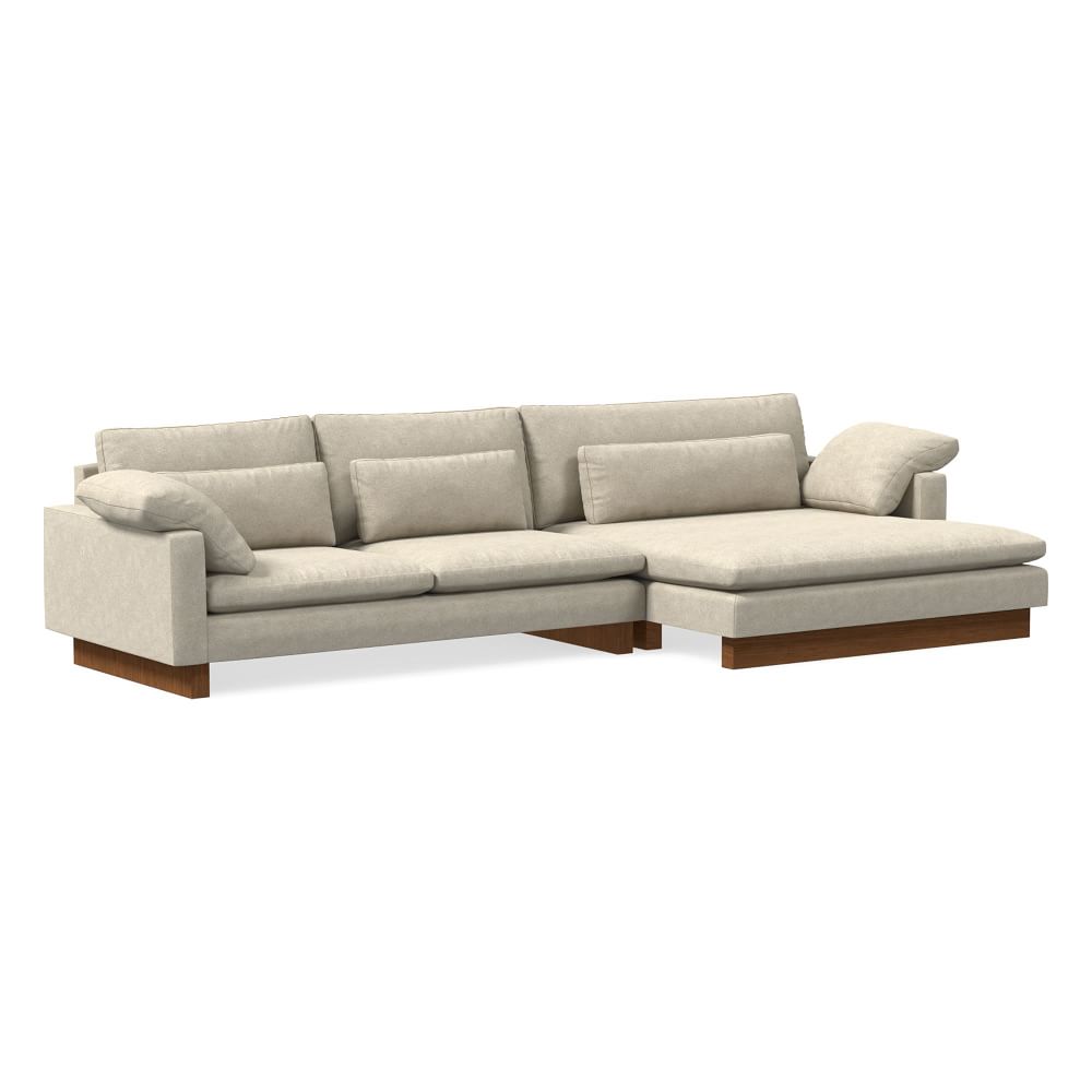 Harmony Double Wide Chaise Sectional | Sofa With Chaise | West Elm