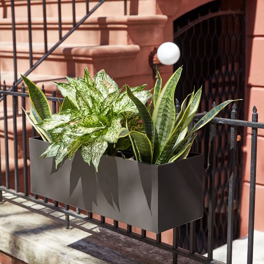Streamline Metal Indoor/Outdoor Planters | West Elm