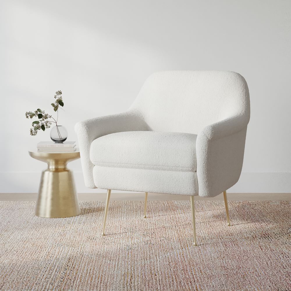 Phoebe Chair - Metal Legs | West Elm