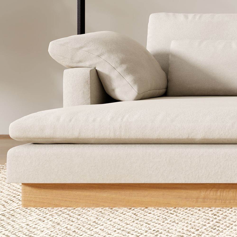 Harmony Double Wide Chaise Sectional | Sofa With Chaise | West Elm