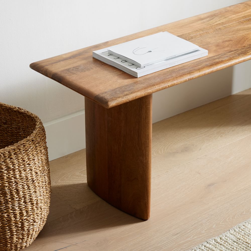 Anton Solid Wood Dining Bench (58"–106") | West Elm