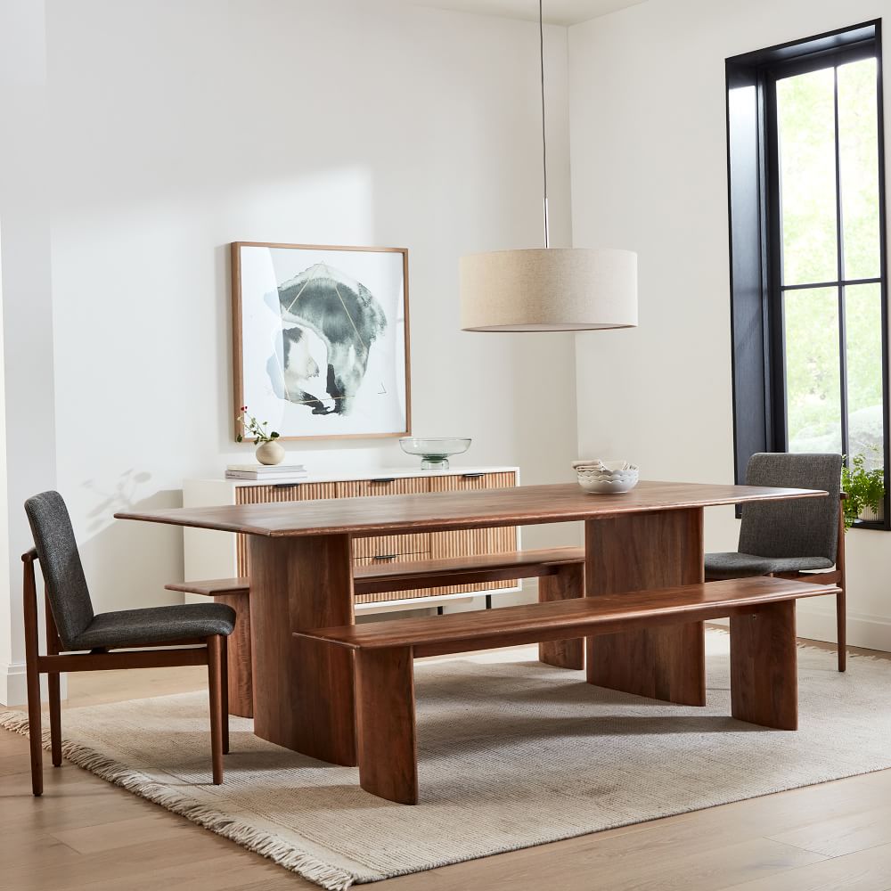 Anton Solid Wood Dining Bench (58"–106") | West Elm