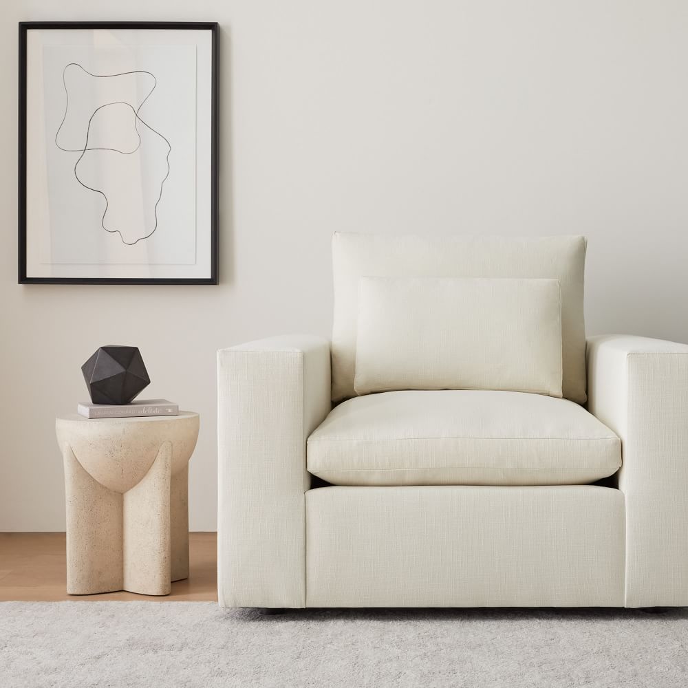 Monti Lava Stone Side Table (14.5") | West Elm