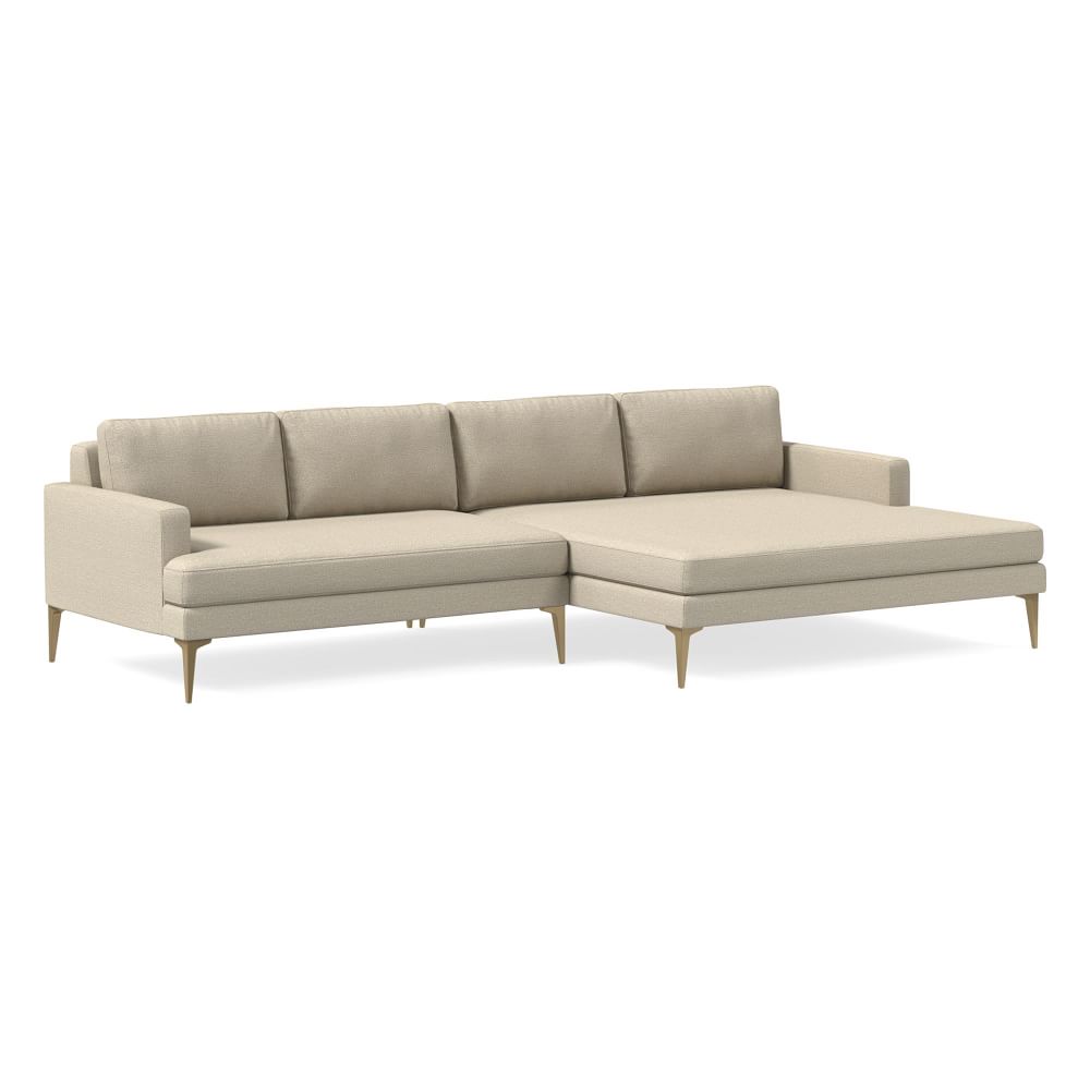 Andes Double Wide Chaise Sectional | Sofa With Chaise | West Elm
