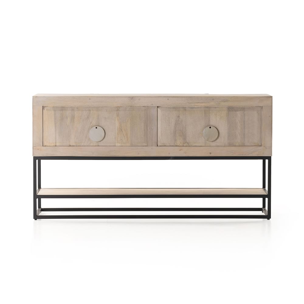 Carved Mango Wood Media Console (56") | West Elm