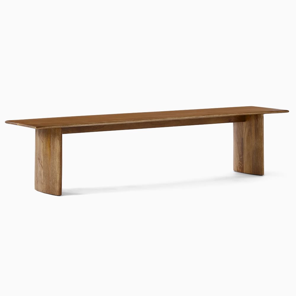 Anton Solid Wood Dining Bench (58"–106") | West Elm