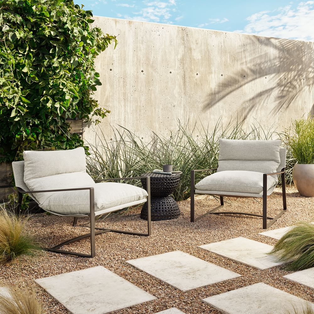 Outdoor Aluminum Sling Chair | West Elm