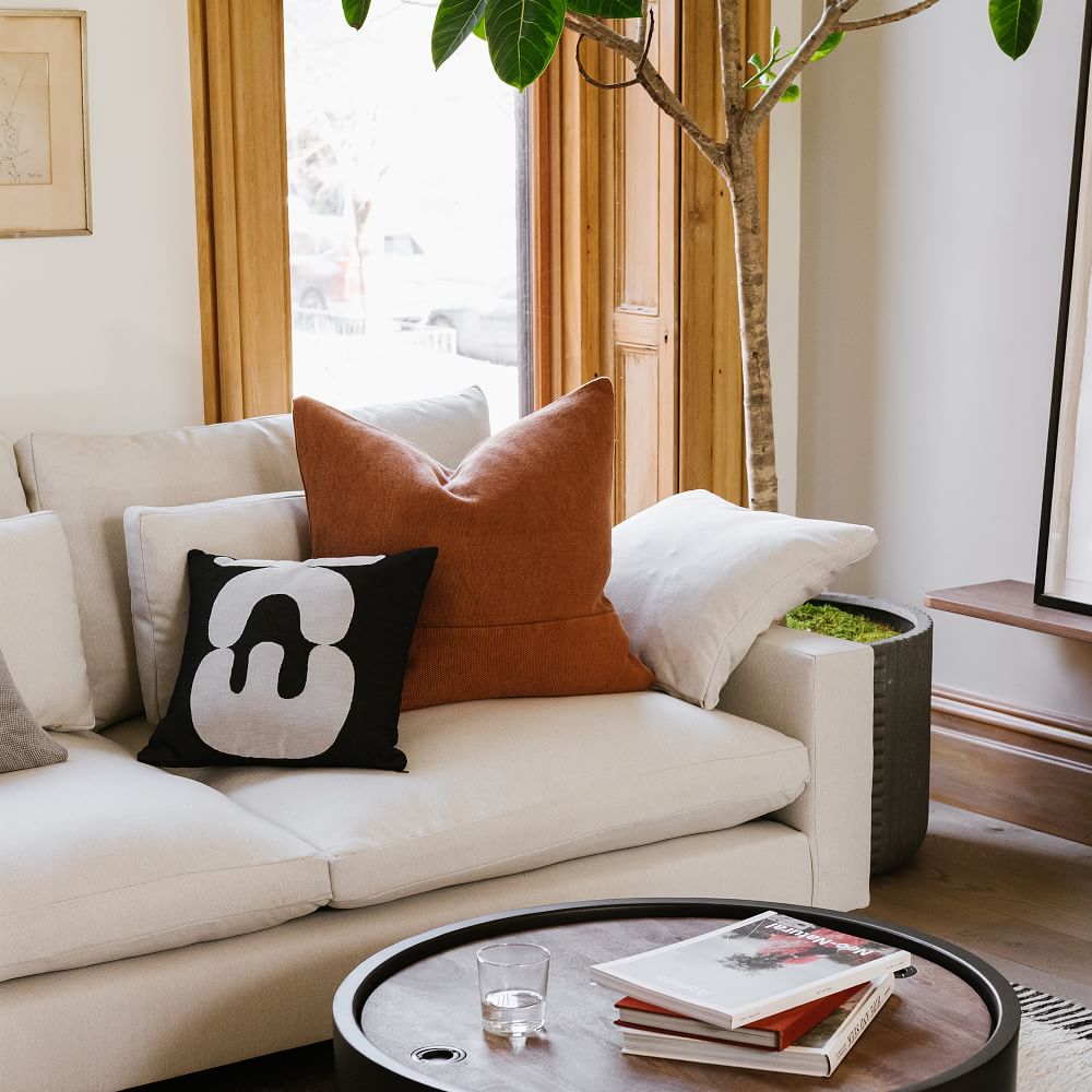 Cotton Canvas Pillow Cover | West Elm