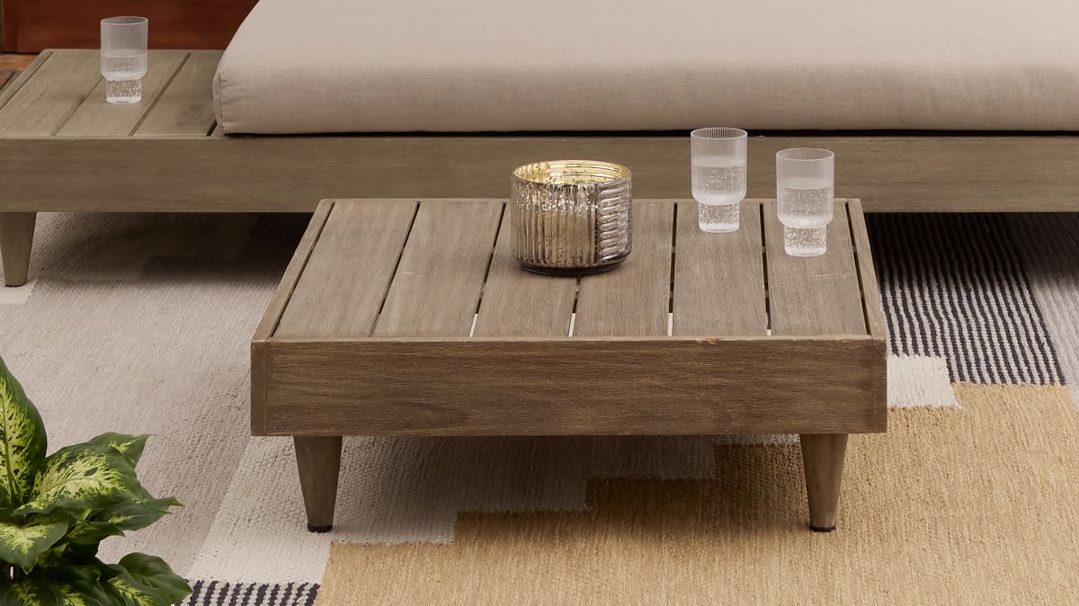 Portside Low Outdoor Coffee Table (31") | West Elm