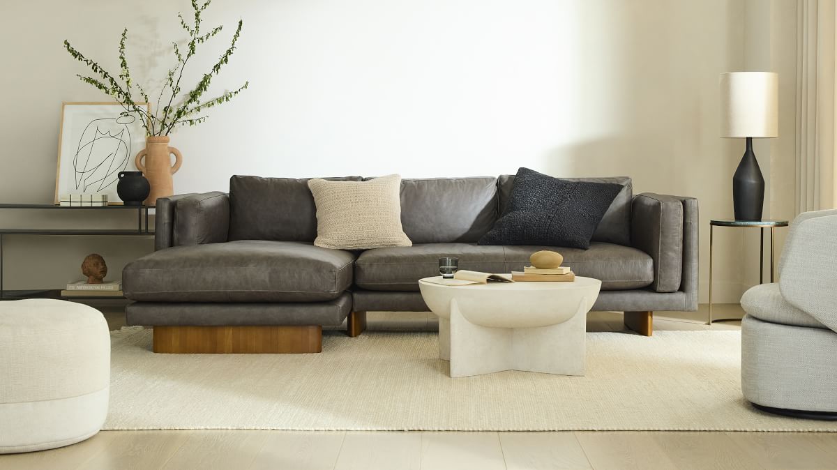 Tweed Flatweave Dhurrie Rug | West Elm