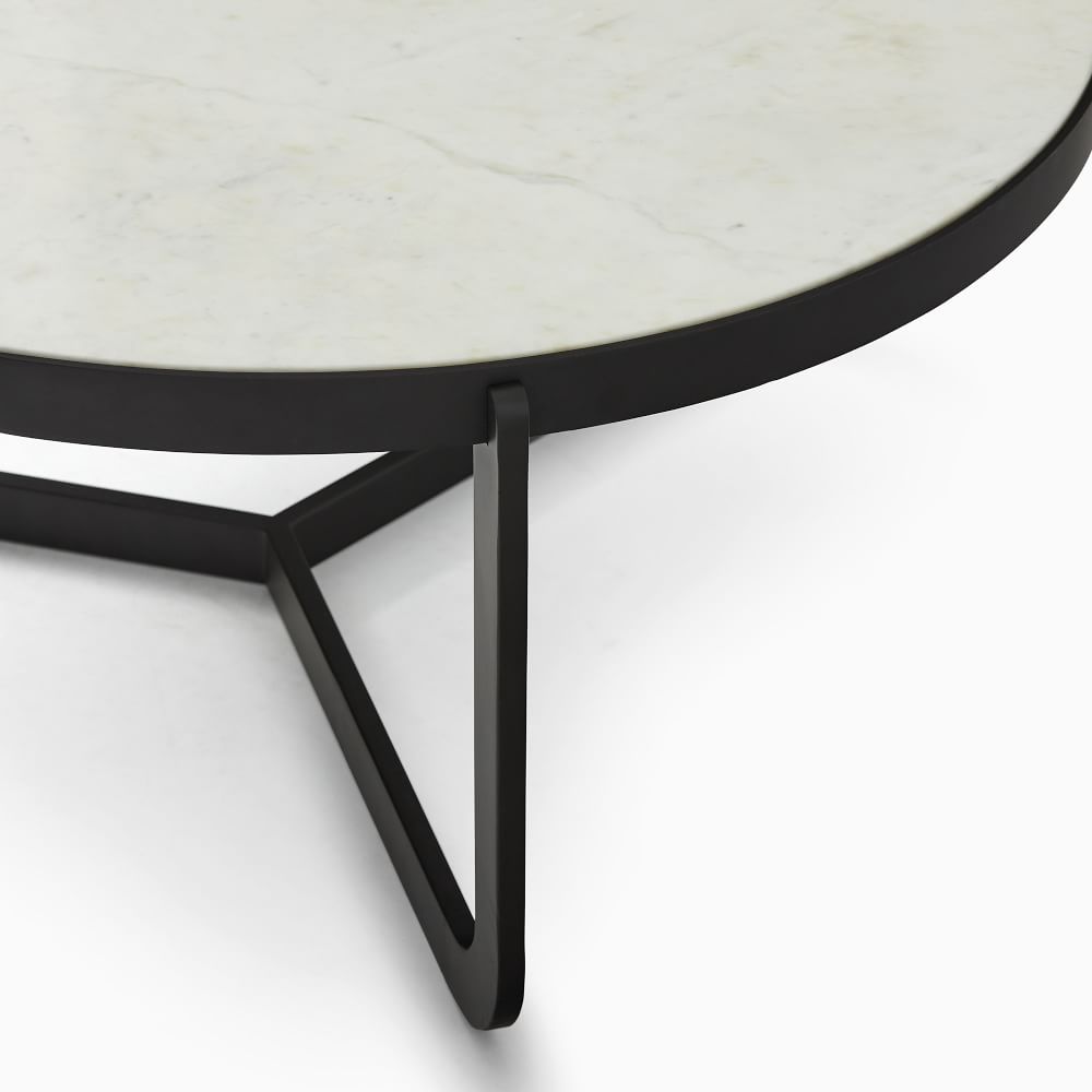 Mina Round Coffee Table (34"–40") | West Elm