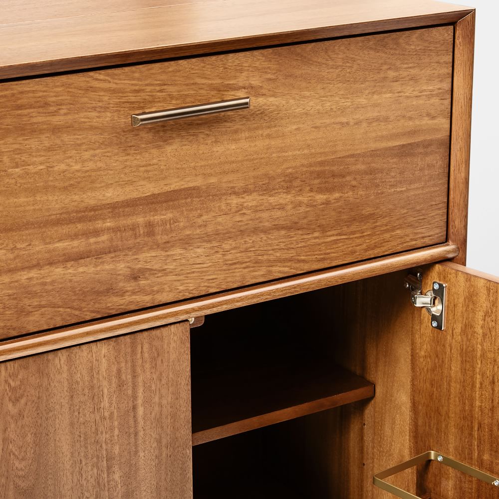 Mid-Century Bar Cabinet - Acorn | West Elm