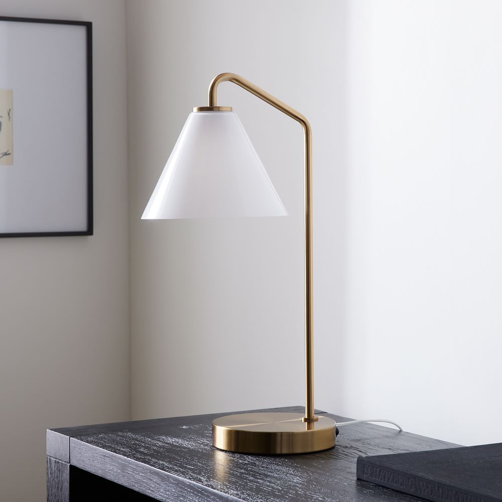 Sculptural Cone Table Lamp (21") | West Elm