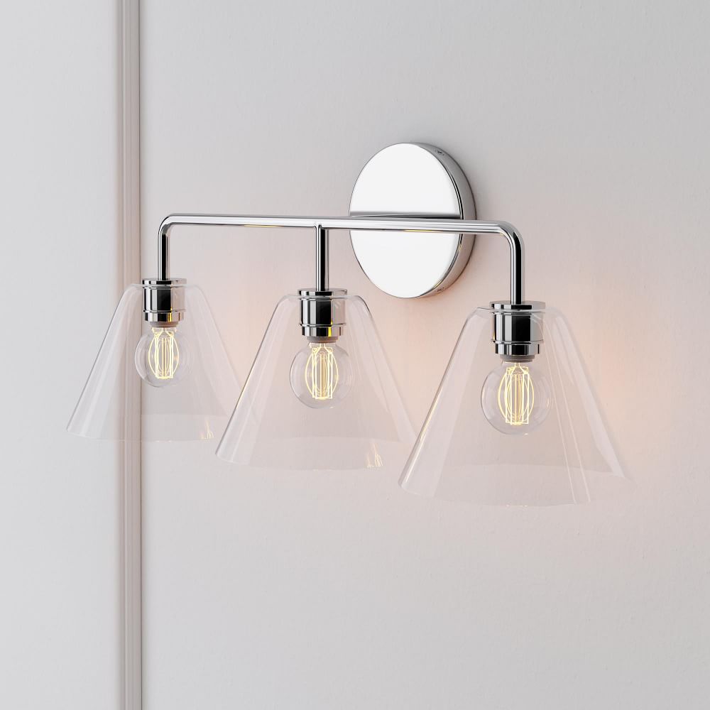 Sculptural 3-Light Cone Sconce | West Elm
