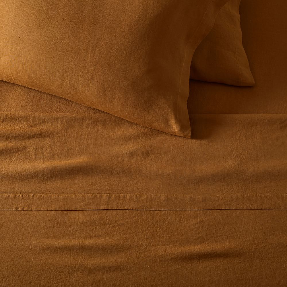 Belgian Flax Linen Sheet Set, Bed Sheets | West Elm
