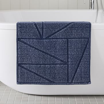 Triangle Sculpted Bath Mat | West Elm