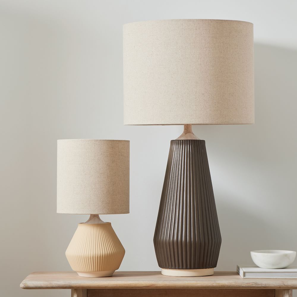 Roar & Rabbit™ Ripple Ceramic Table Lamp (17") | West Elm