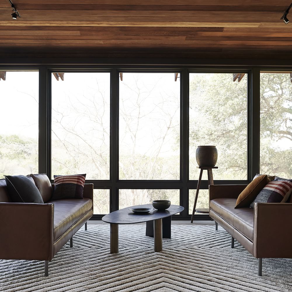 Axel Leather Sofa (60"–89") | West Elm